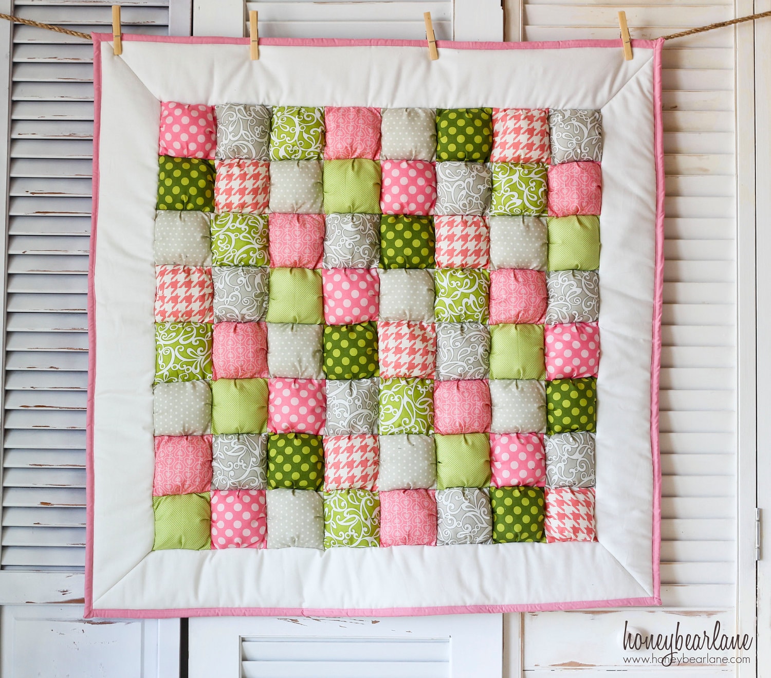 How to Make a Puff Quilt Pattern PDF File - Etsy