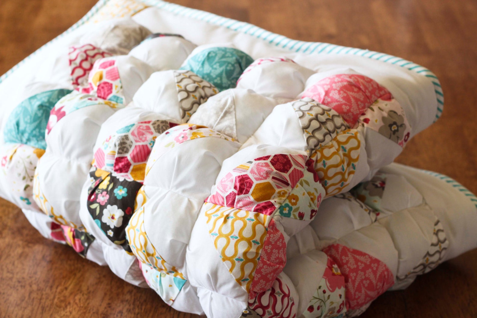 Chevron Puff Quilt Pattern PDF File - Etsy