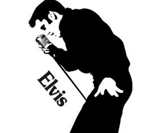 Elvis sticker | Etsy