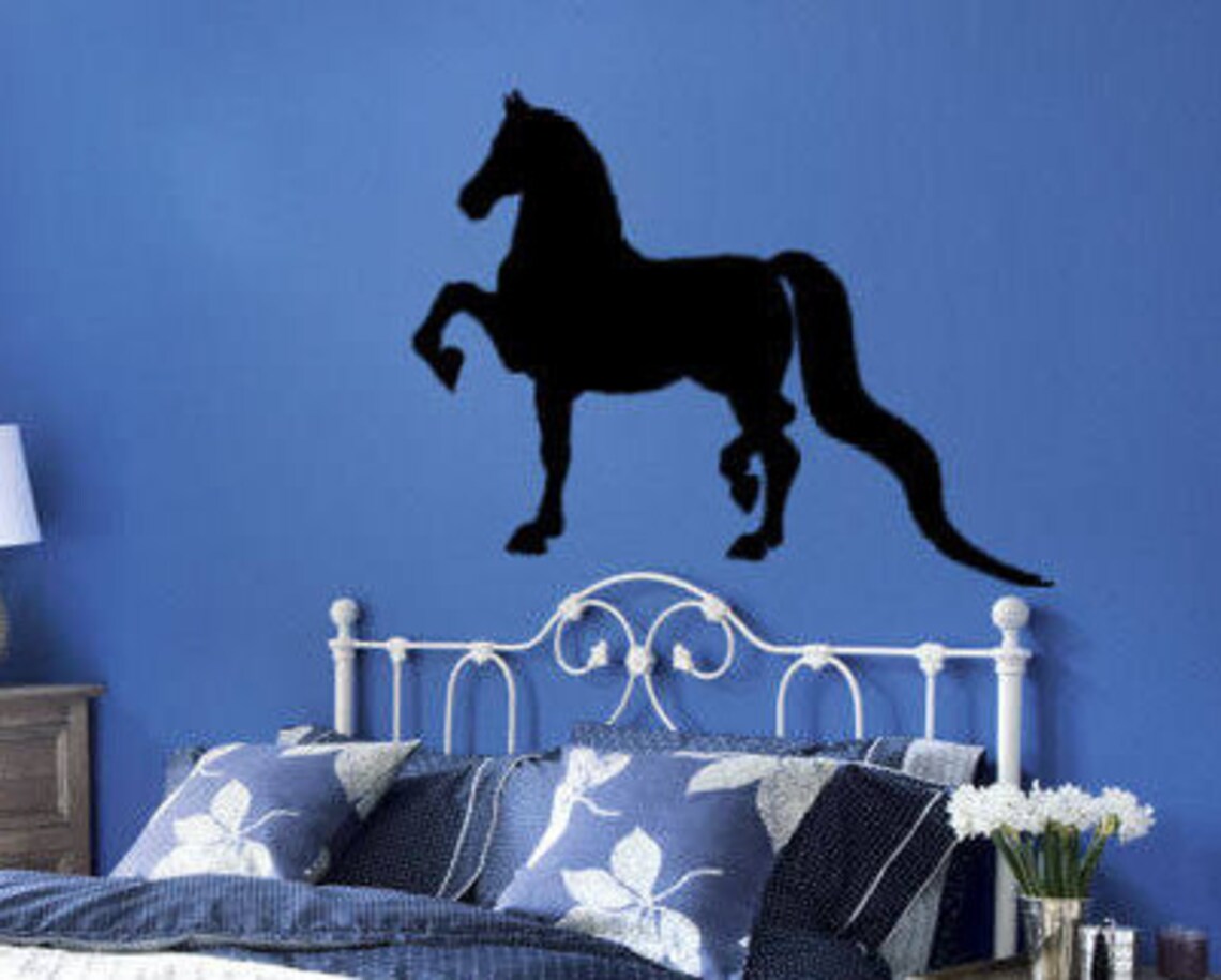 Horse Decal-morgan-vinyl Wall Decal-horse Sticker-37 X 28 - Etsy