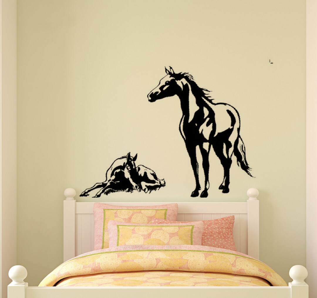 Horse Wall Decal, Horse Decal, Horse Decor, Horse Art, Horse Wall ...