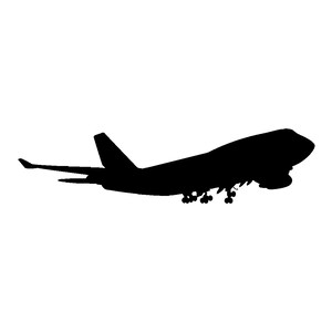 Aircraft Wall Decal Jet Airliner Sticker Aviation Room Decor - Etsy