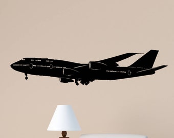 Boeing 747 Heavy Jet Vinyl Wall Decal Office Wall Decor Home | Etsy