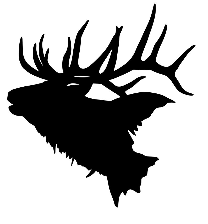 Elk Elk Decal Bull Decal Western Decor Teen Room - Etsy