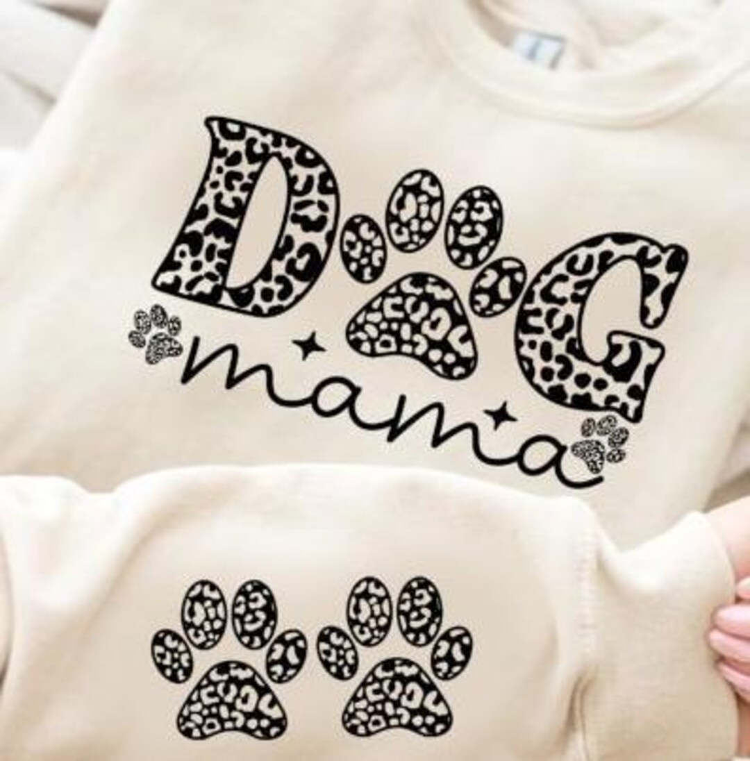 Dog Mama Paws SVG PNG Cricut Cutting File Instant Download Sleeve ...