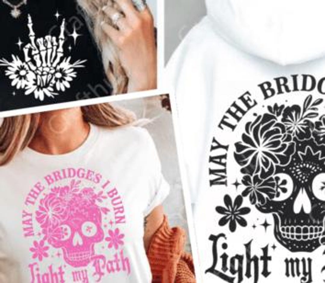 Skeleton Bridges Burned Funny Digital Download Instant SVG PNG File ...