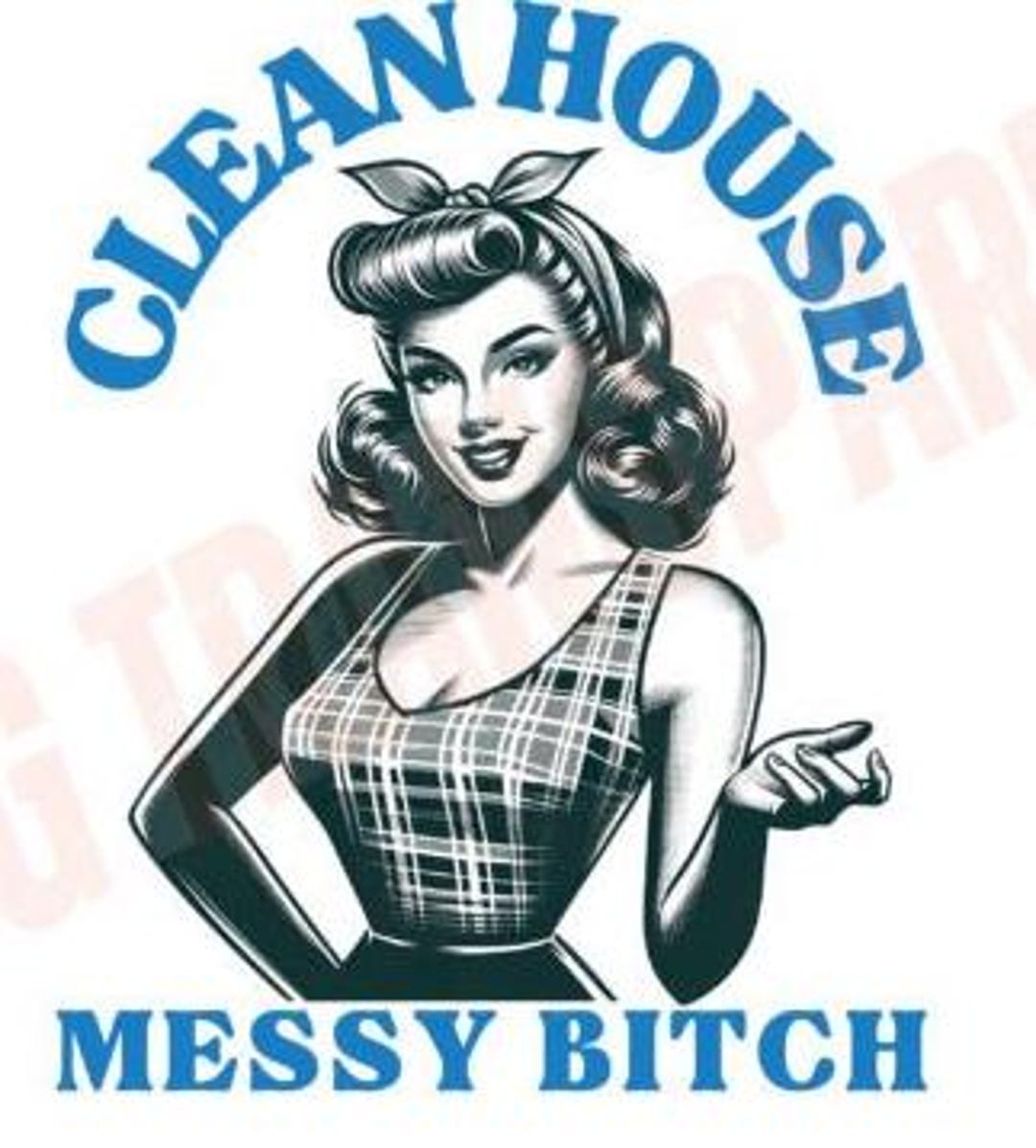 Clean House Messy B Digital Download Instant SVG PNG File Cricut ...