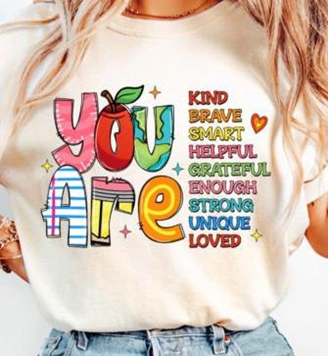 Teacher Appreciation SVG, PNG File: Kind, Brave, Smart (digital ...