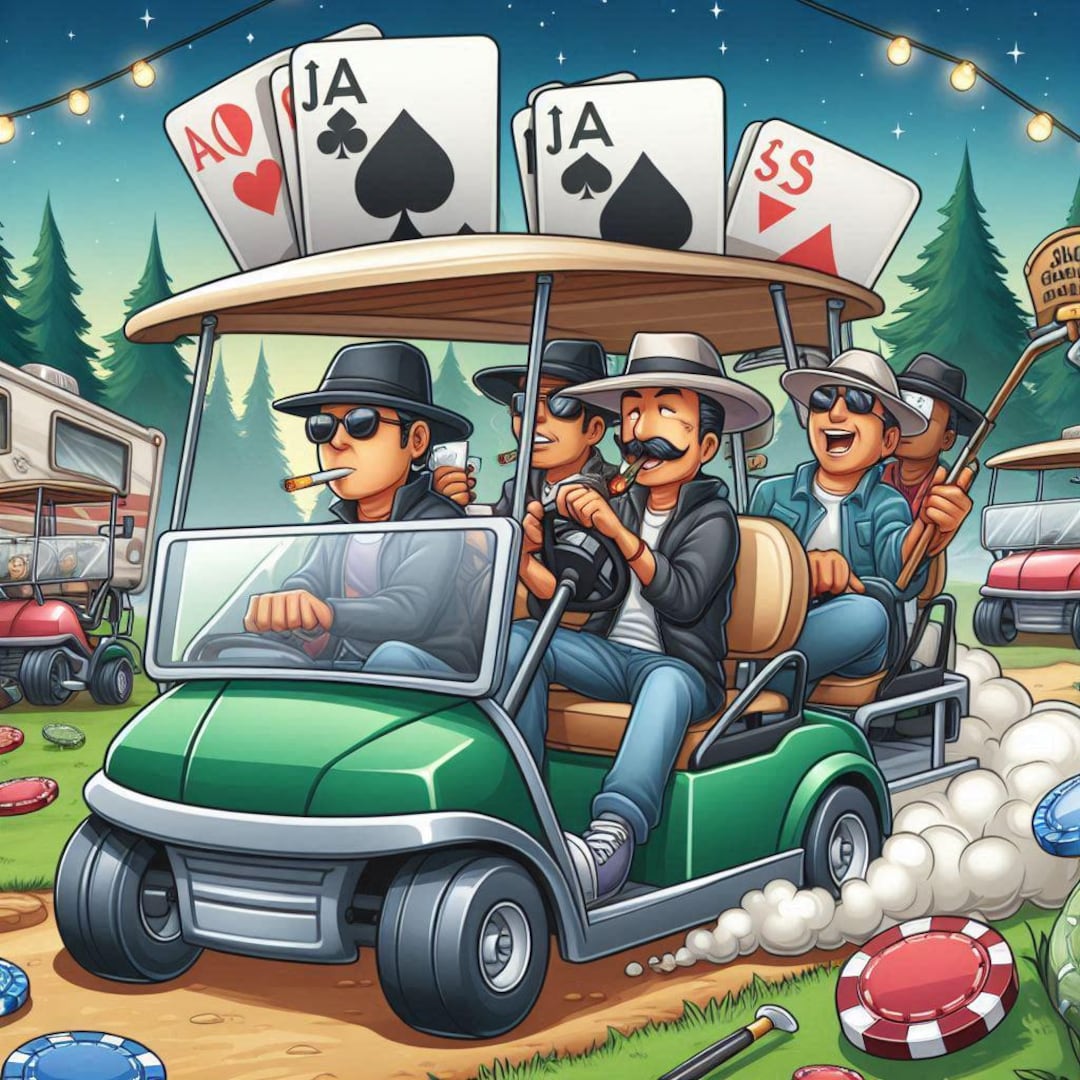 Golf Cart Poker Run - Etsy