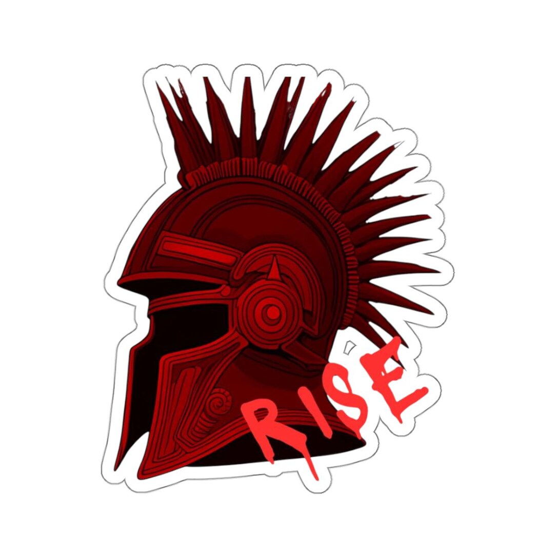 Rise! Red Rising Sticker - Etsy