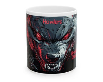 Red Rising Coffee Mug Gold the Colors - Etsy