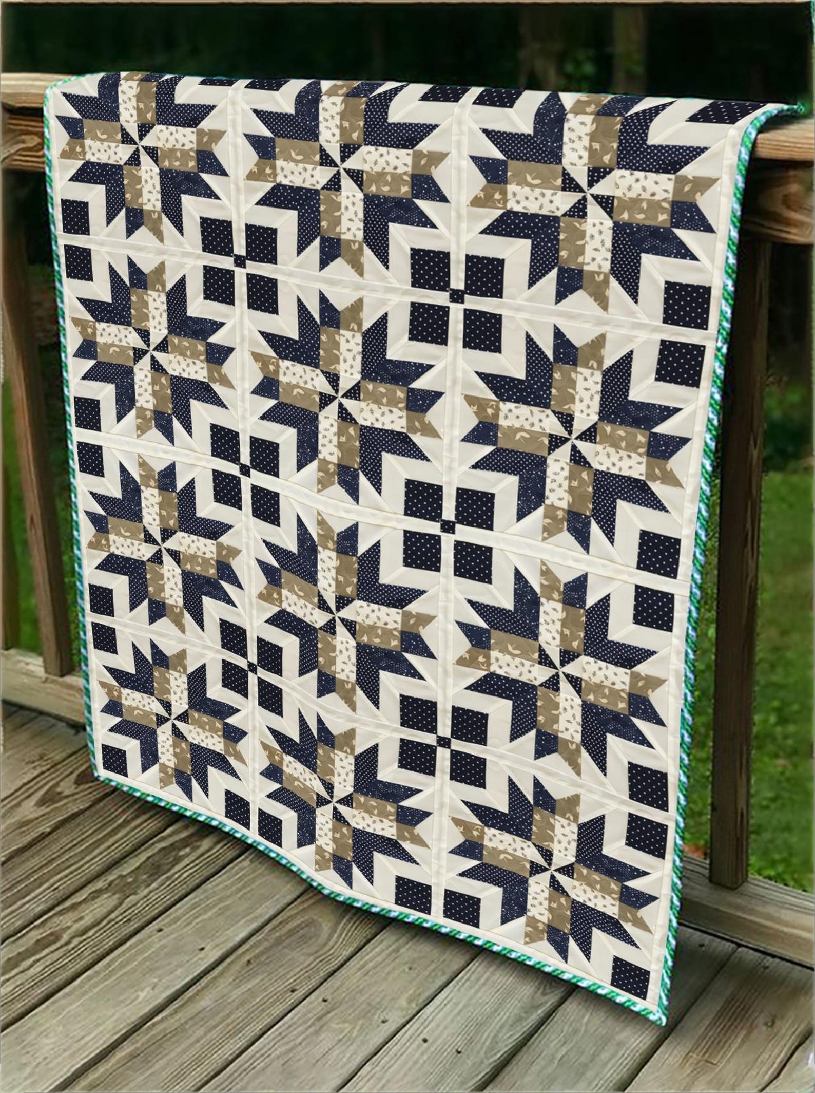 Stellar Blooms Quilt Pattern - Etsy