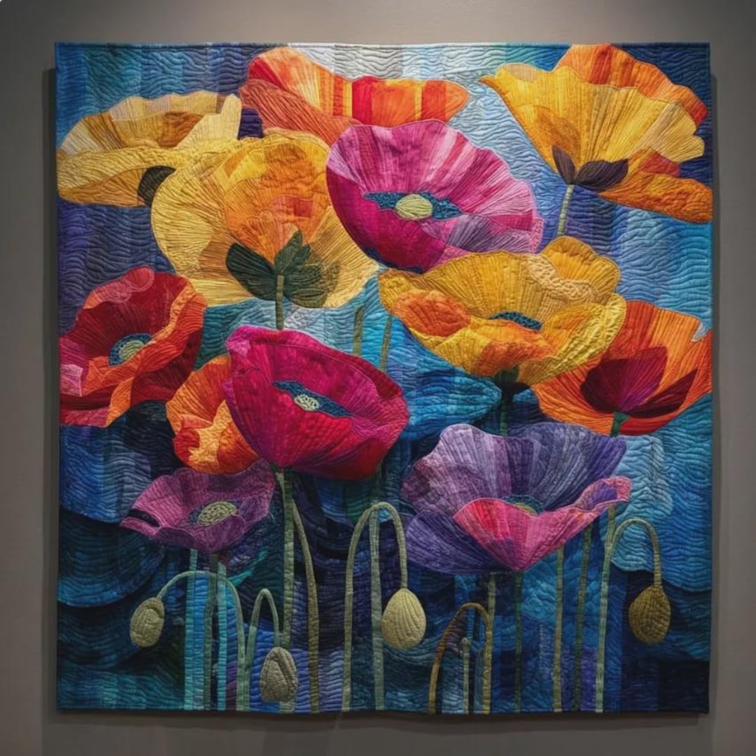 Poppy Dream Quilt Pattern (printed Edition) - Etsy