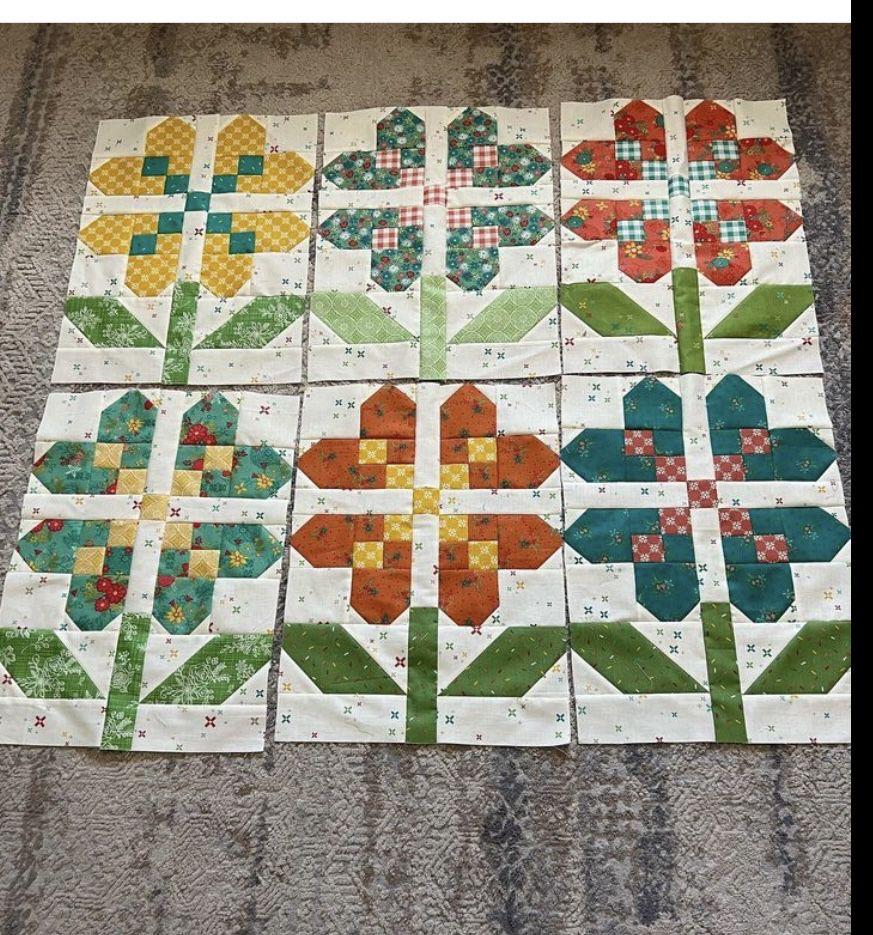 Floral Petal Pathways Quilt Pattern: 50x54 Printed Design - Etsy