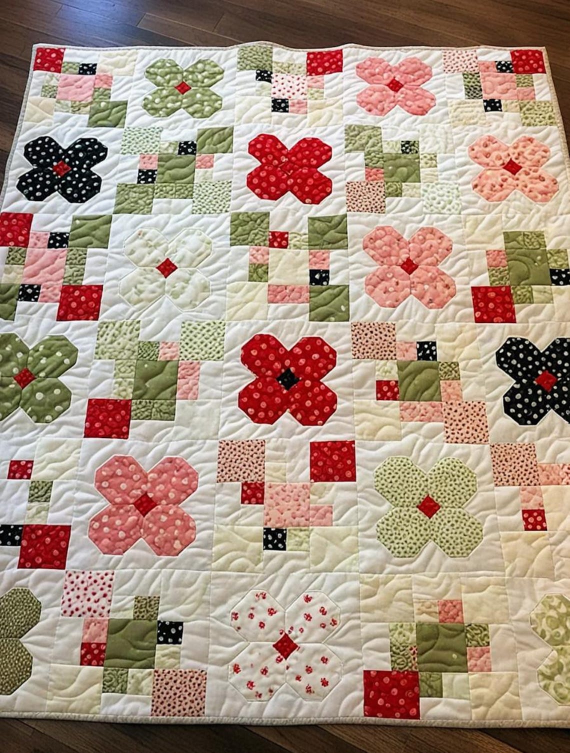 Patchwork Petals - Etsy