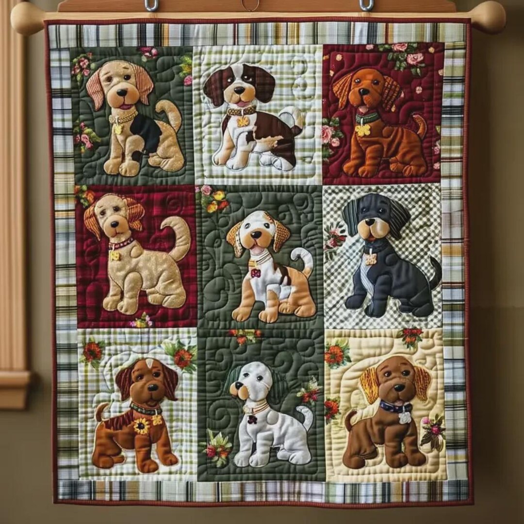 Pup Garden Quilt Pattern - Etsy