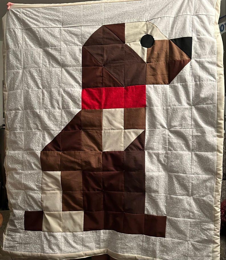 Puppy Love Patchwork Quilt Pattern - Etsy