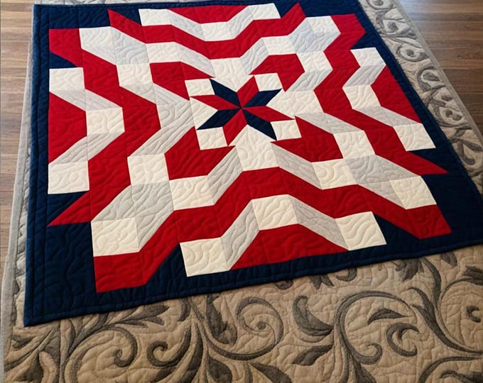 Liberty Star Quilt Pattern - Etsy
