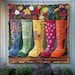 Blooming Boots Quilt Pattern - Etsy
