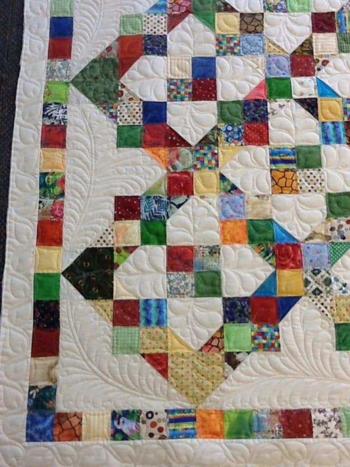 Linked Rainbows Quilt Pattern - Etsy