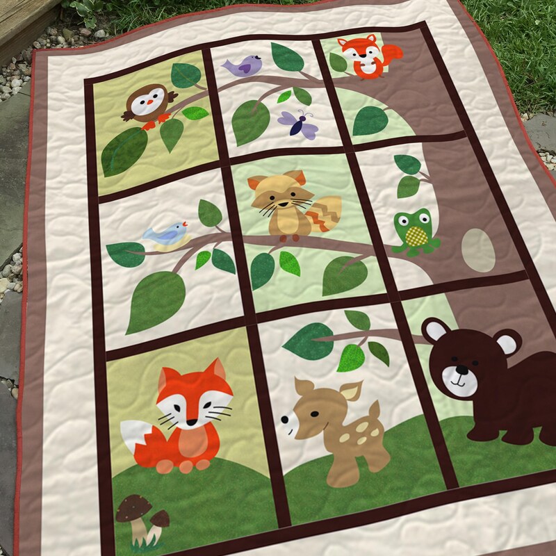 Forest Quilt Pattern - Etsy