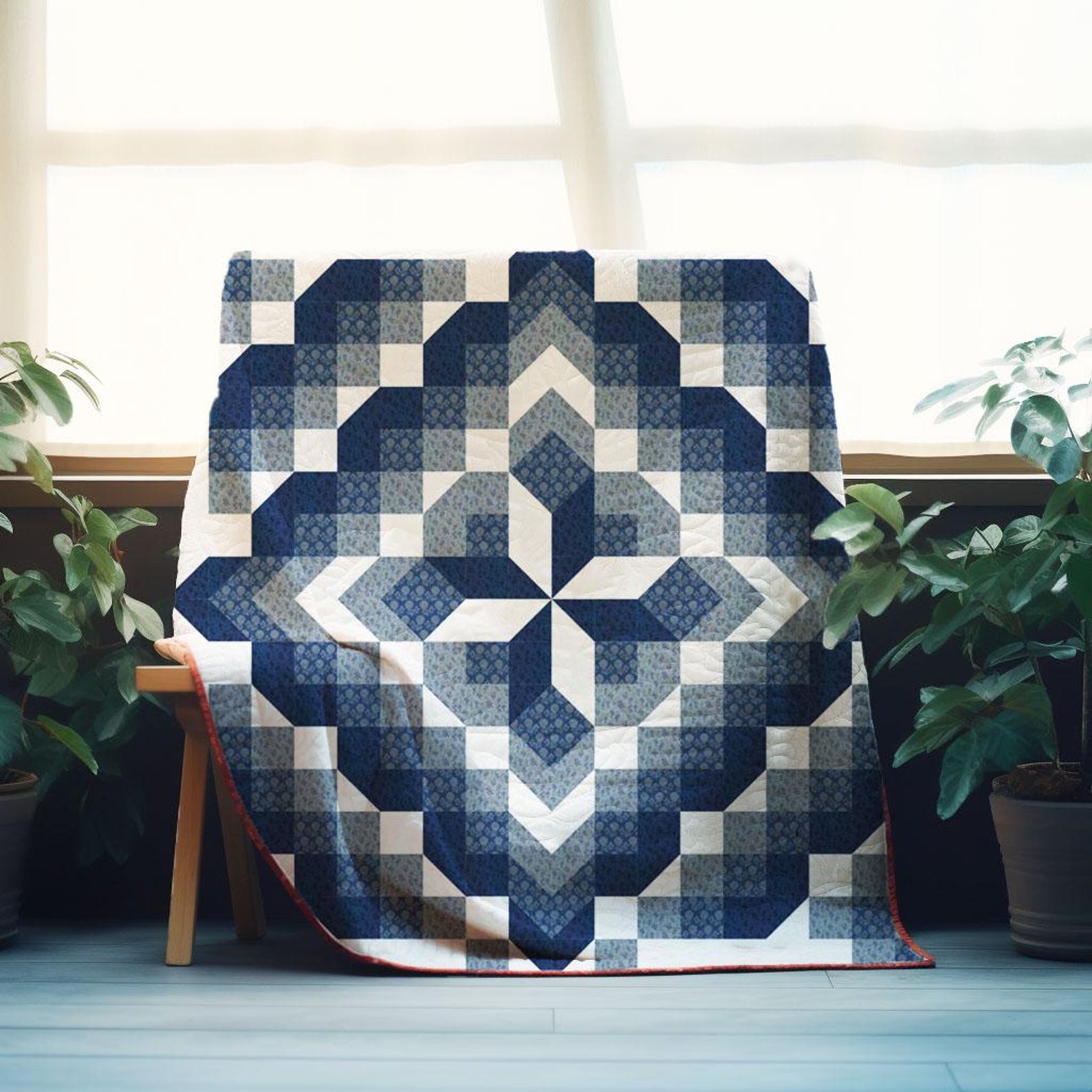 Nana Flower Quilt Pattern - Etsy