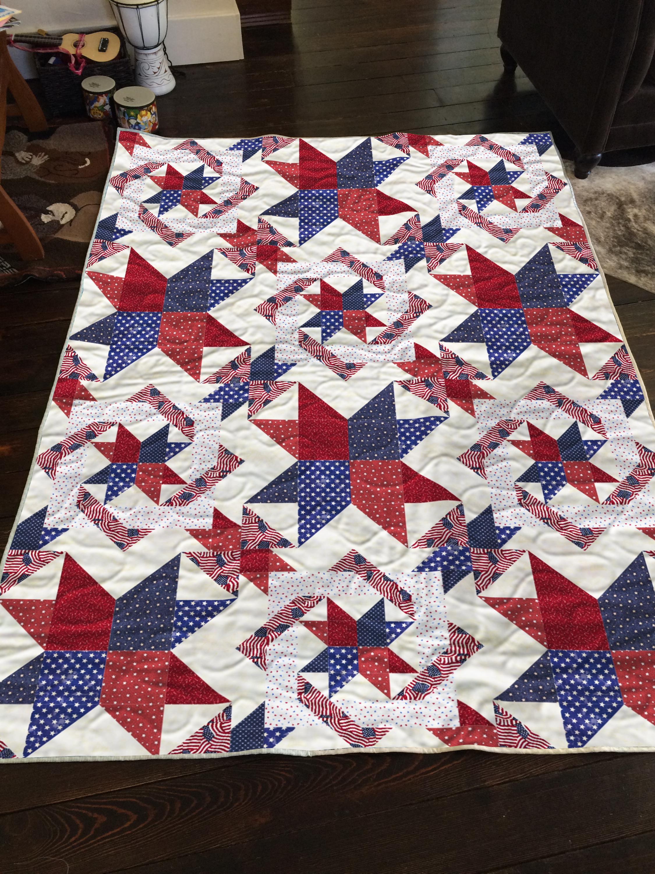 Patriotic Pinwheels Quilt Pattern - Etsy