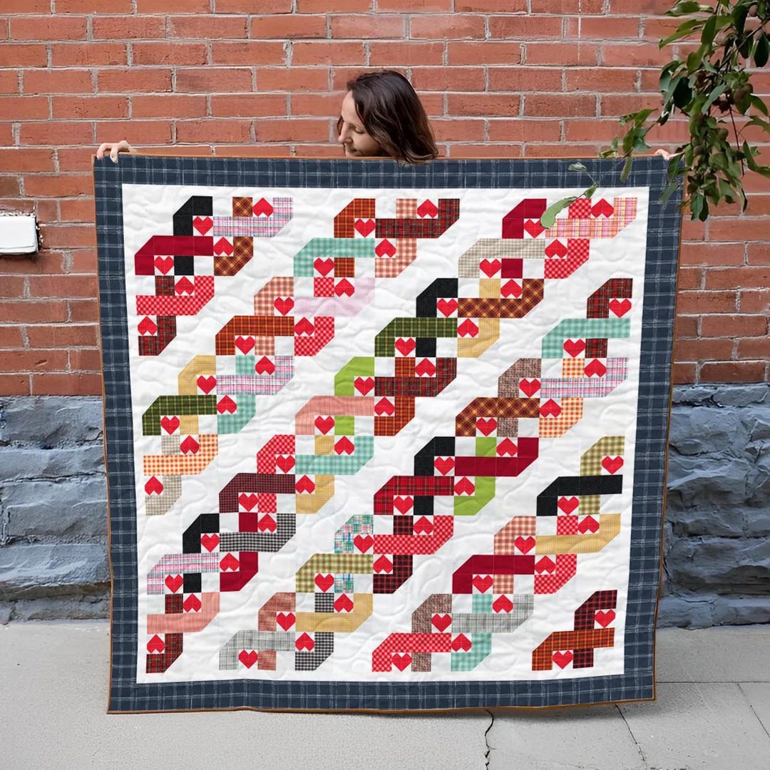 Plaid Pathways Quilt Pattern - Etsy