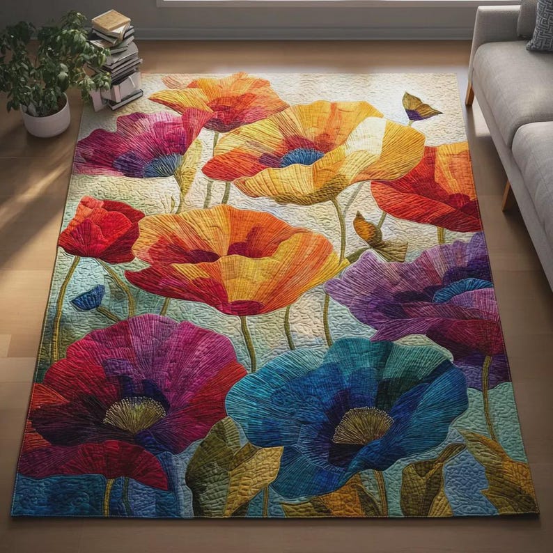 Poppy Dream Quilt Pattern (printed Edition) - Etsy