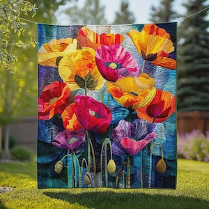 Poppy Dream Quilt Pattern (printed Edition) - Etsy