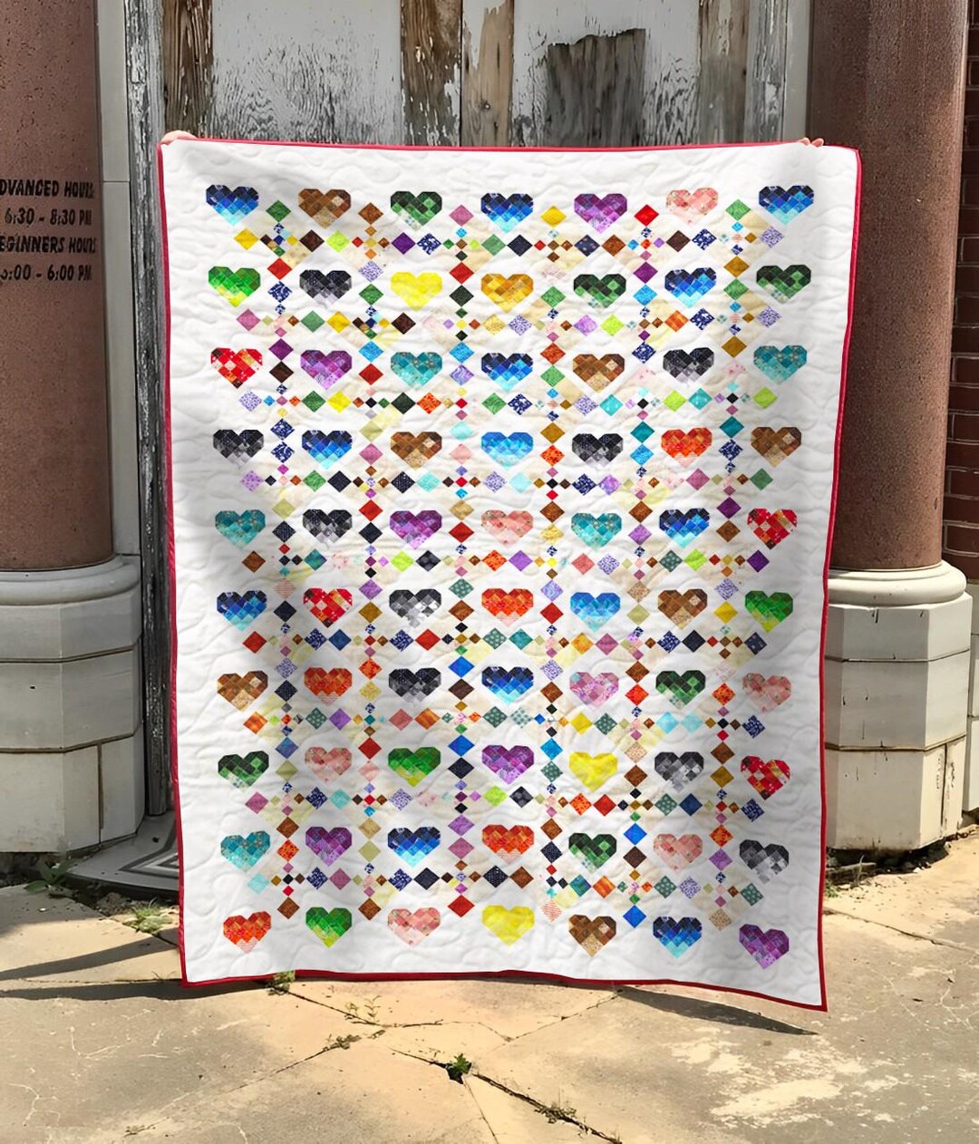 Hearts Entwined Quilt Pattern - Etsy