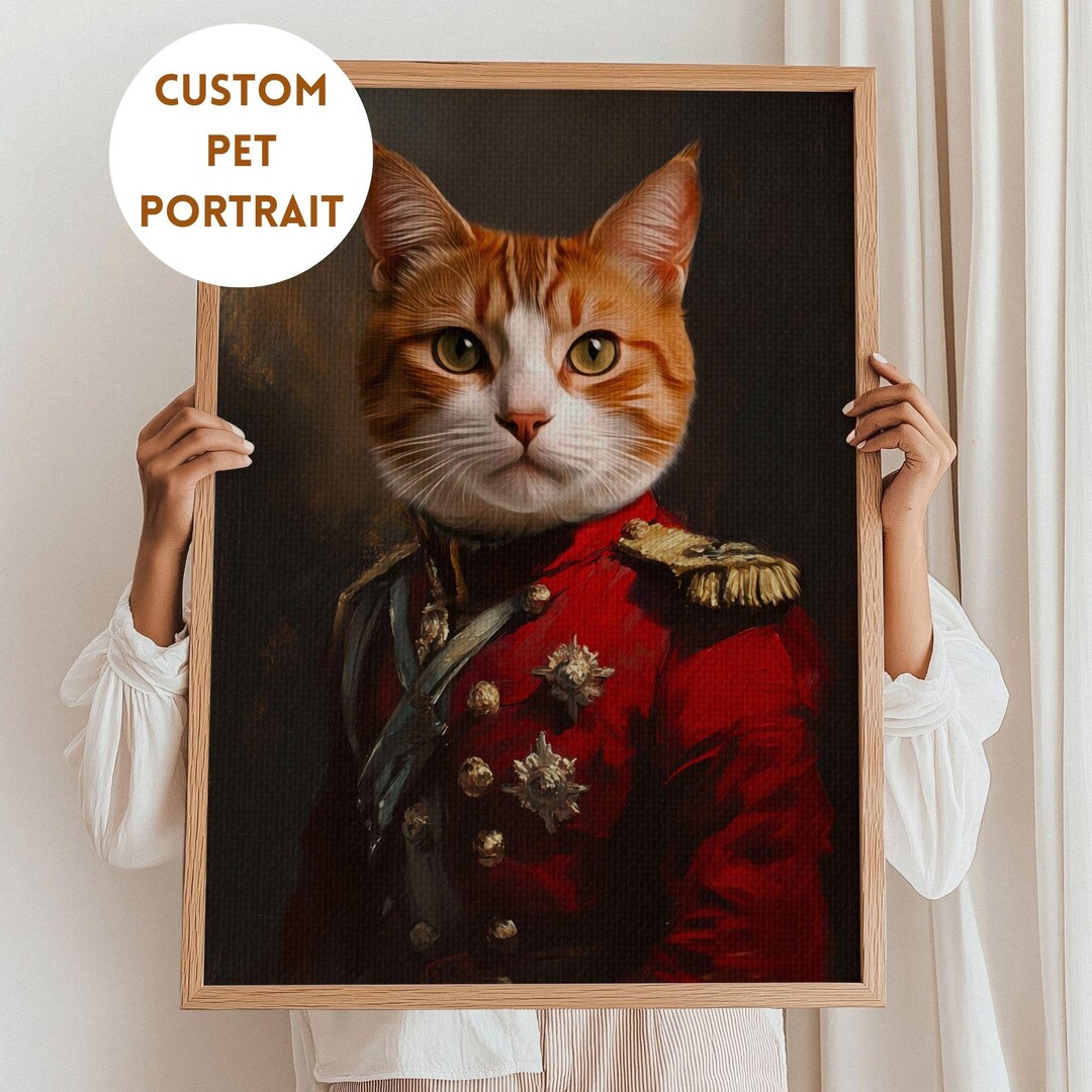 Military Dog, Regal Military, Uniform Dog, Regal Cat Portrait, Regal ...