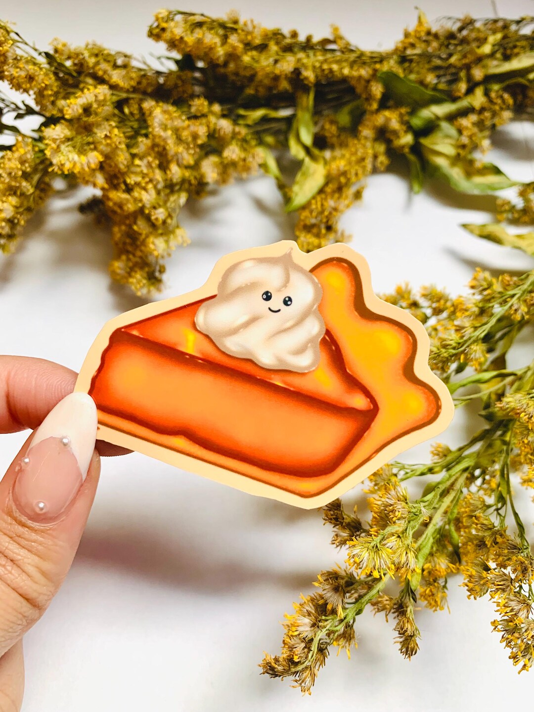 Pumpkin Pie Cozy Autumn Vinyl Stickers for Laptops, Journals & More ...