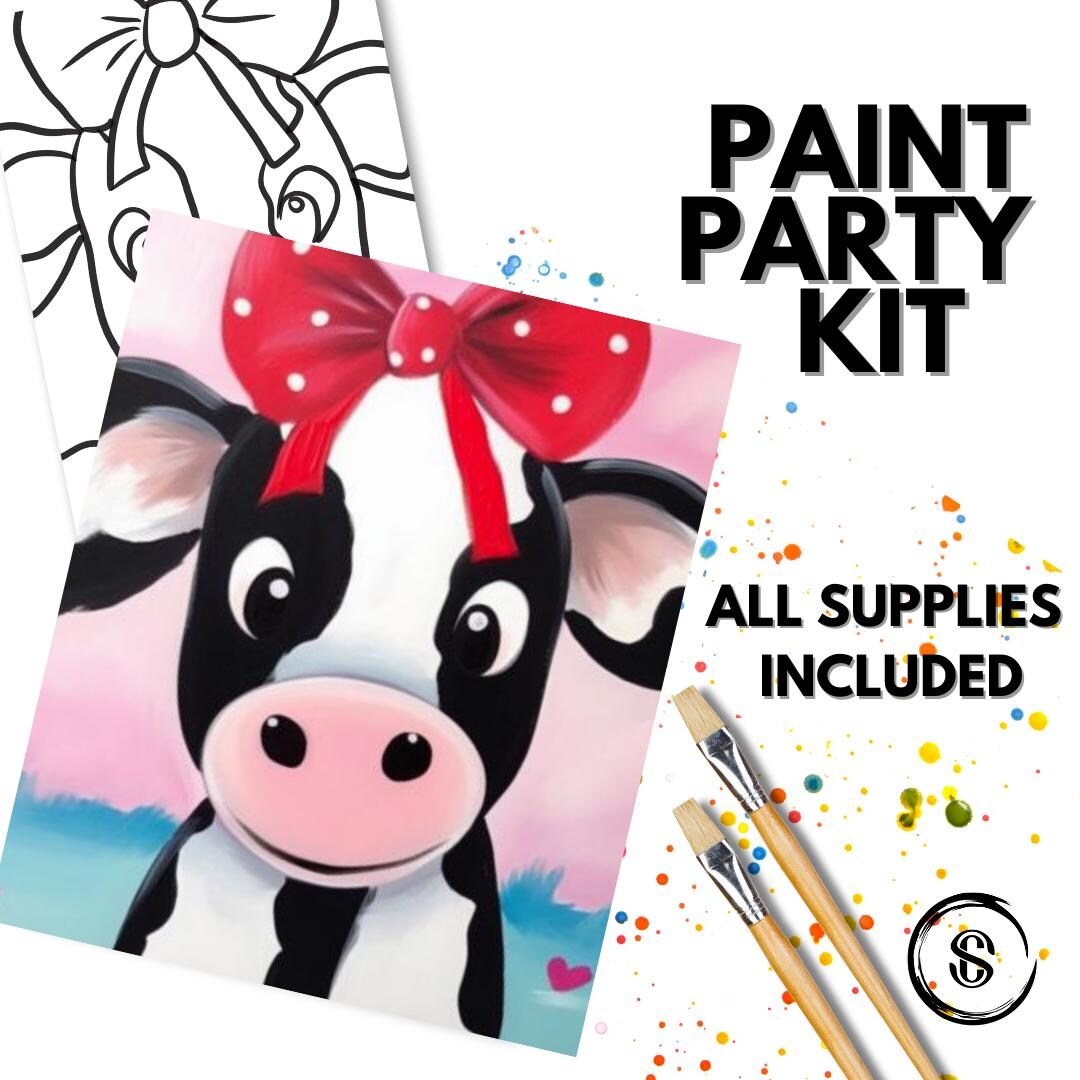 Kids Paint Party Kit - DIY Art Kit for Birthday Activities - All ...