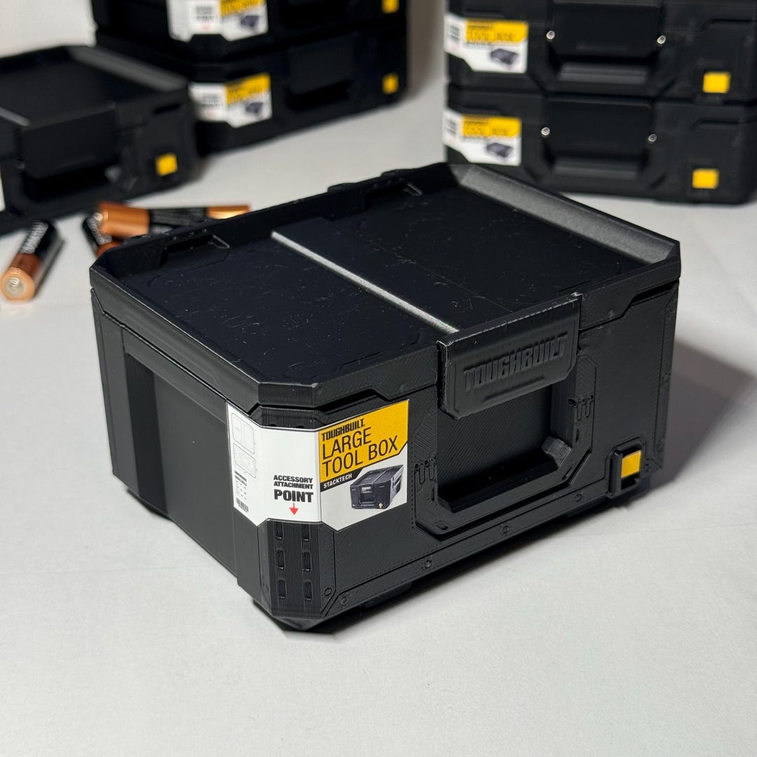 Toughbuilt Stacktech Miniature Tool Box: 3D Printed Desk Organizer - Etsy