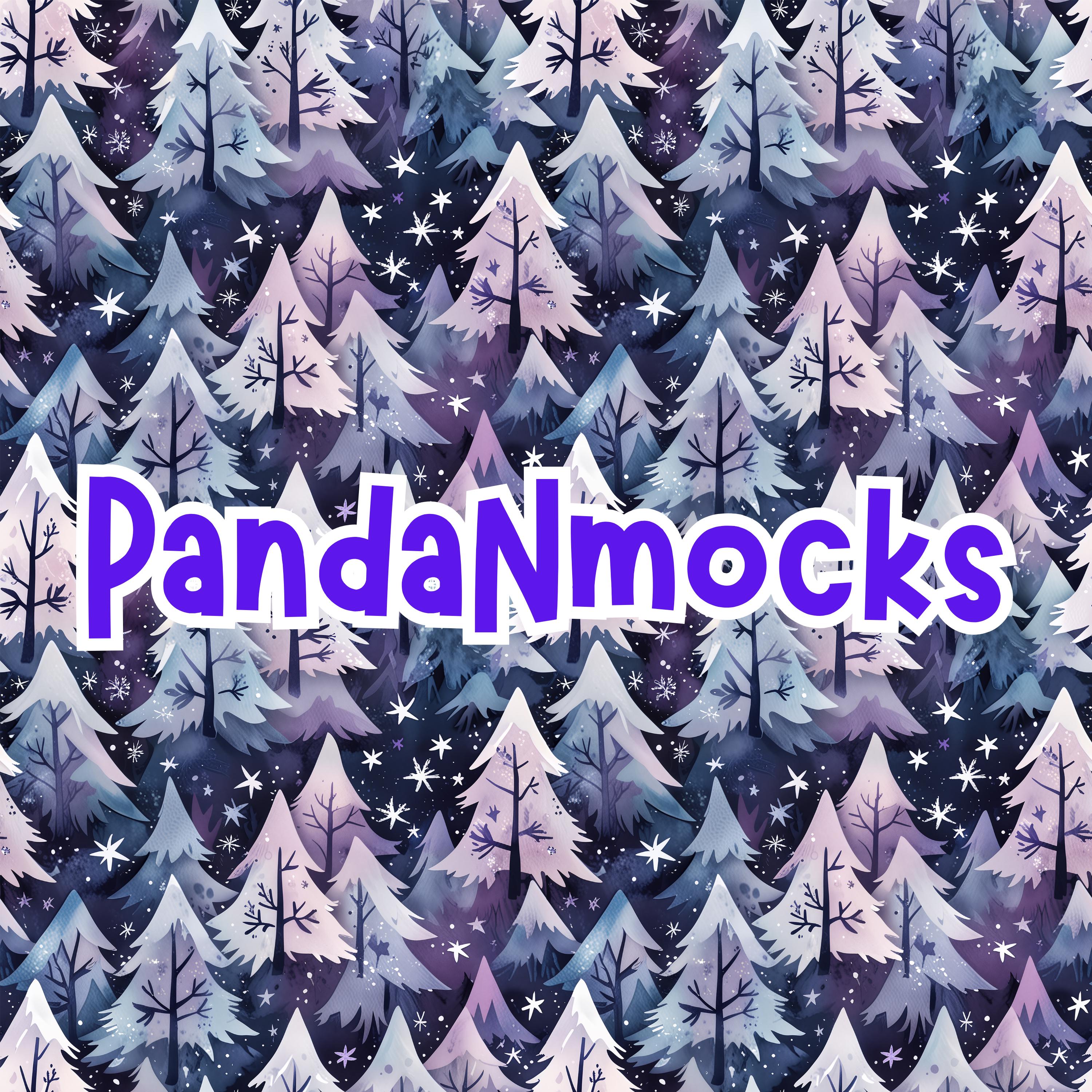 Winter Forest Seamless Pattern | Digital Download | Snowy Trees and ...