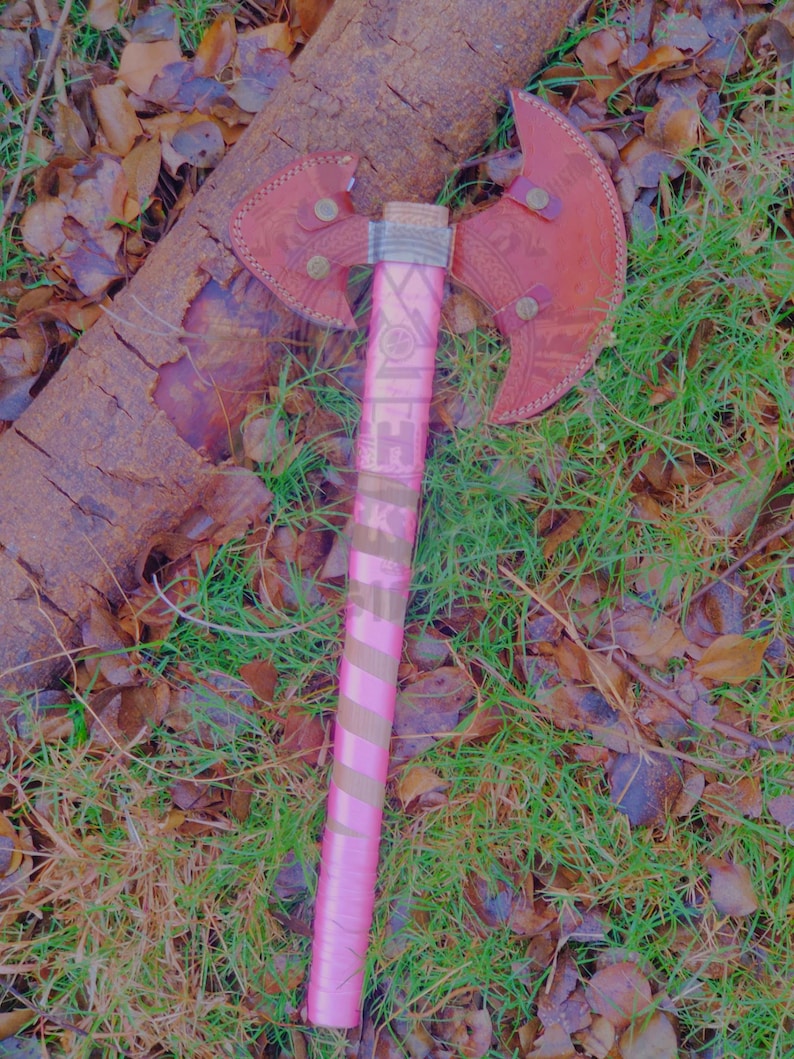 Mountaineer's Axe With Heart-shaped Holes and Ash-wood Reinforced Shaft ...