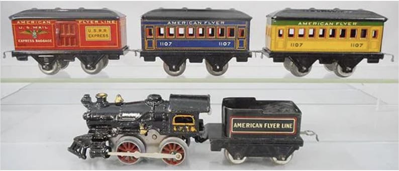 American Flyer Prewar Tinplate Train Cars - Etsy