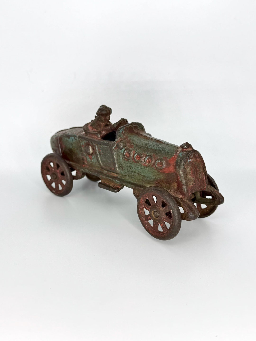 AC Williams 1920s Cast Iron Boat Tail Racing Car - Etsy UK