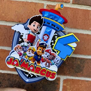Patrol Cake Topper - Etsy