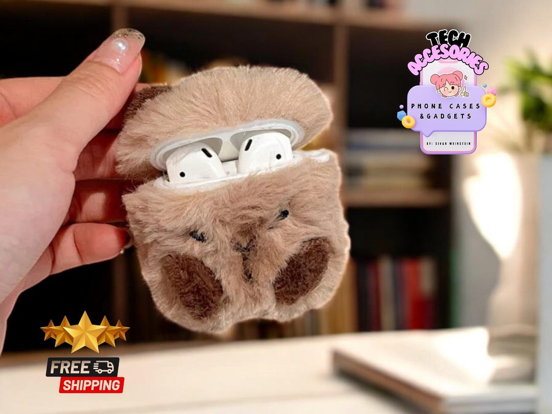 Capybara Earbuds Case With Strap | Protective Wireless Earphone Cover ...