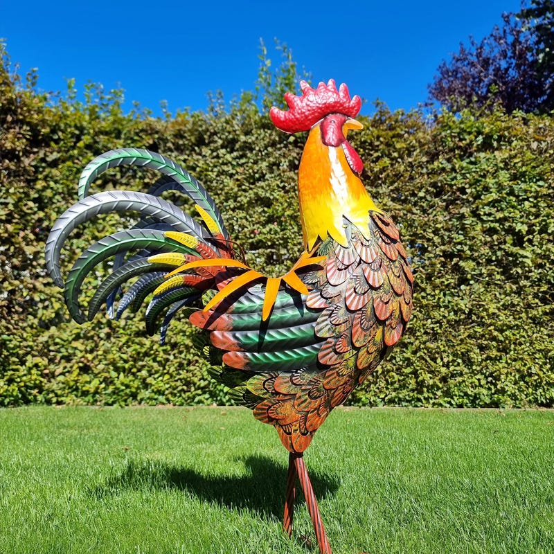 Metal Rooster - Etsy