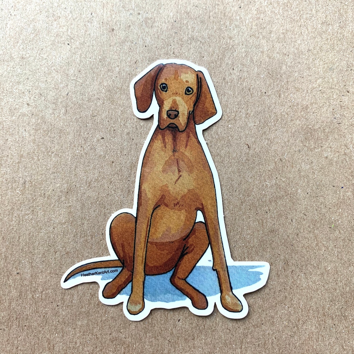 Vizsla Art Sticker Dog Breeds Sticker Decal Dog Vinyl | Etsy