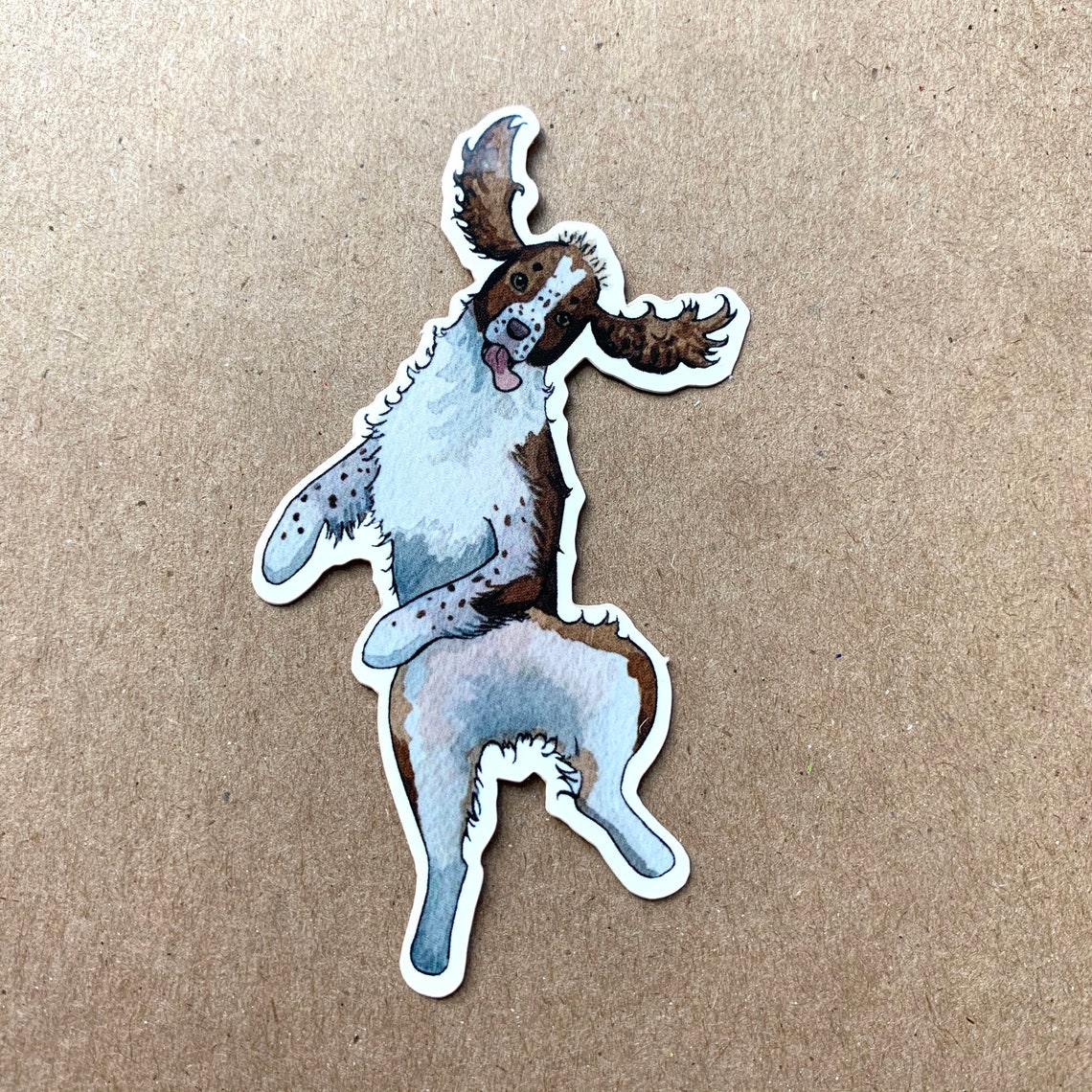 English Springer Spaniel Art Sticker Dog Vinyl Decal Sticker - Etsy