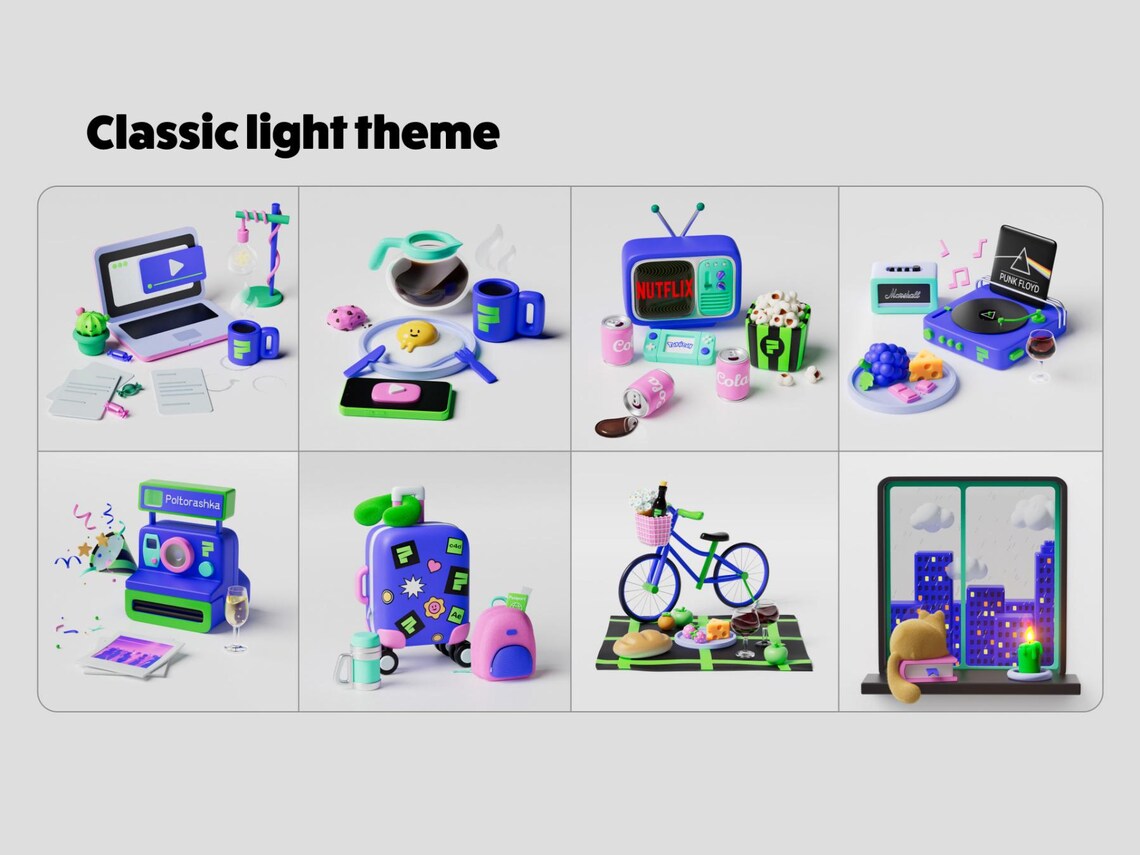Cozy 3D Objects | Cozy 3D Objects Pack for Blender and Cinema 4D | Cute ...