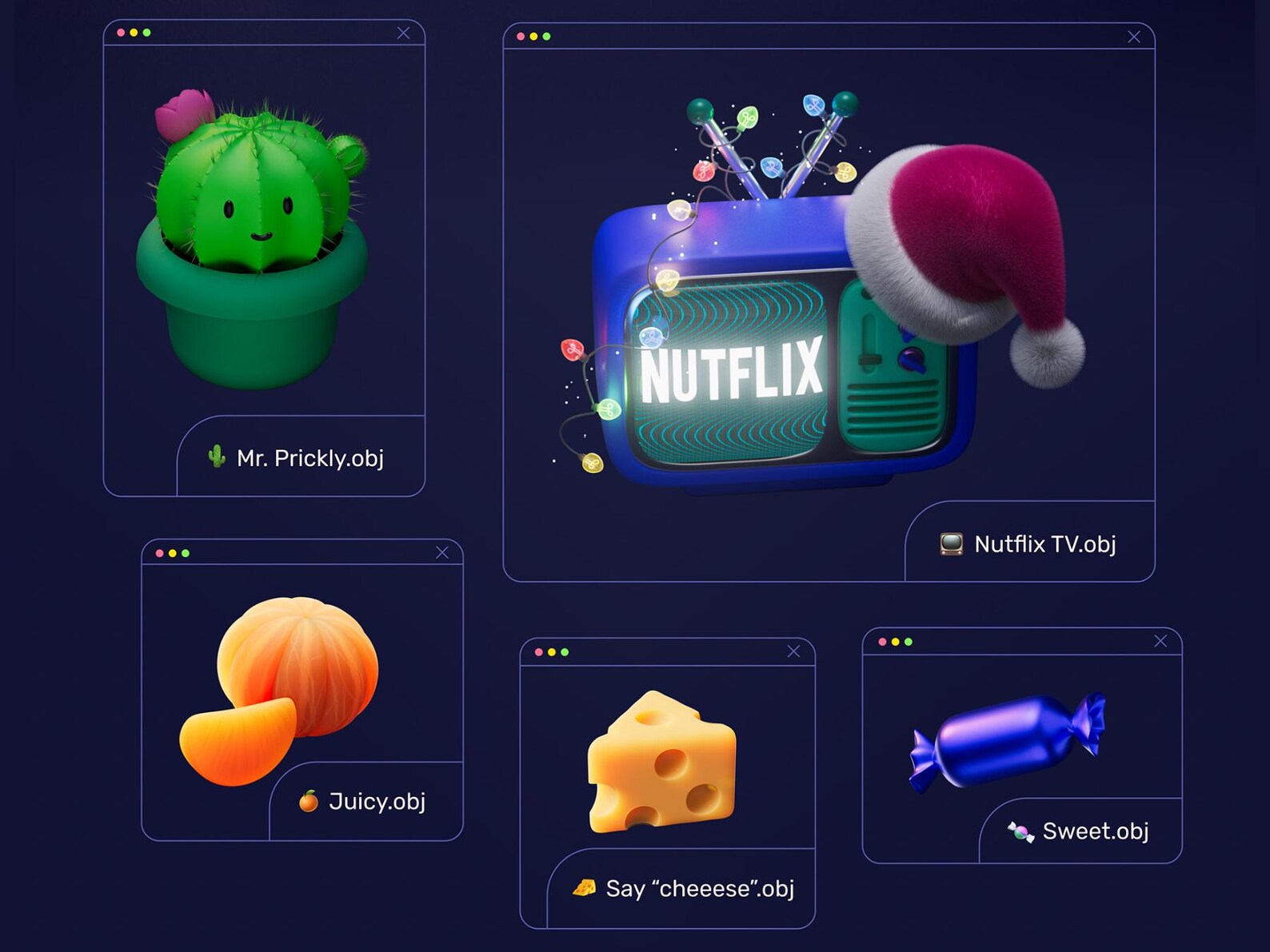 Cozy 3D Objects | Cozy 3D Objects Pack for Blender and Cinema 4D | Cute ...