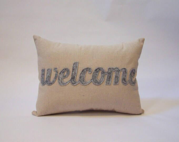 Welcome Pillow - Etsy