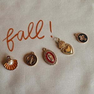 Personalizable Catholic Charm Necklace - Etsy