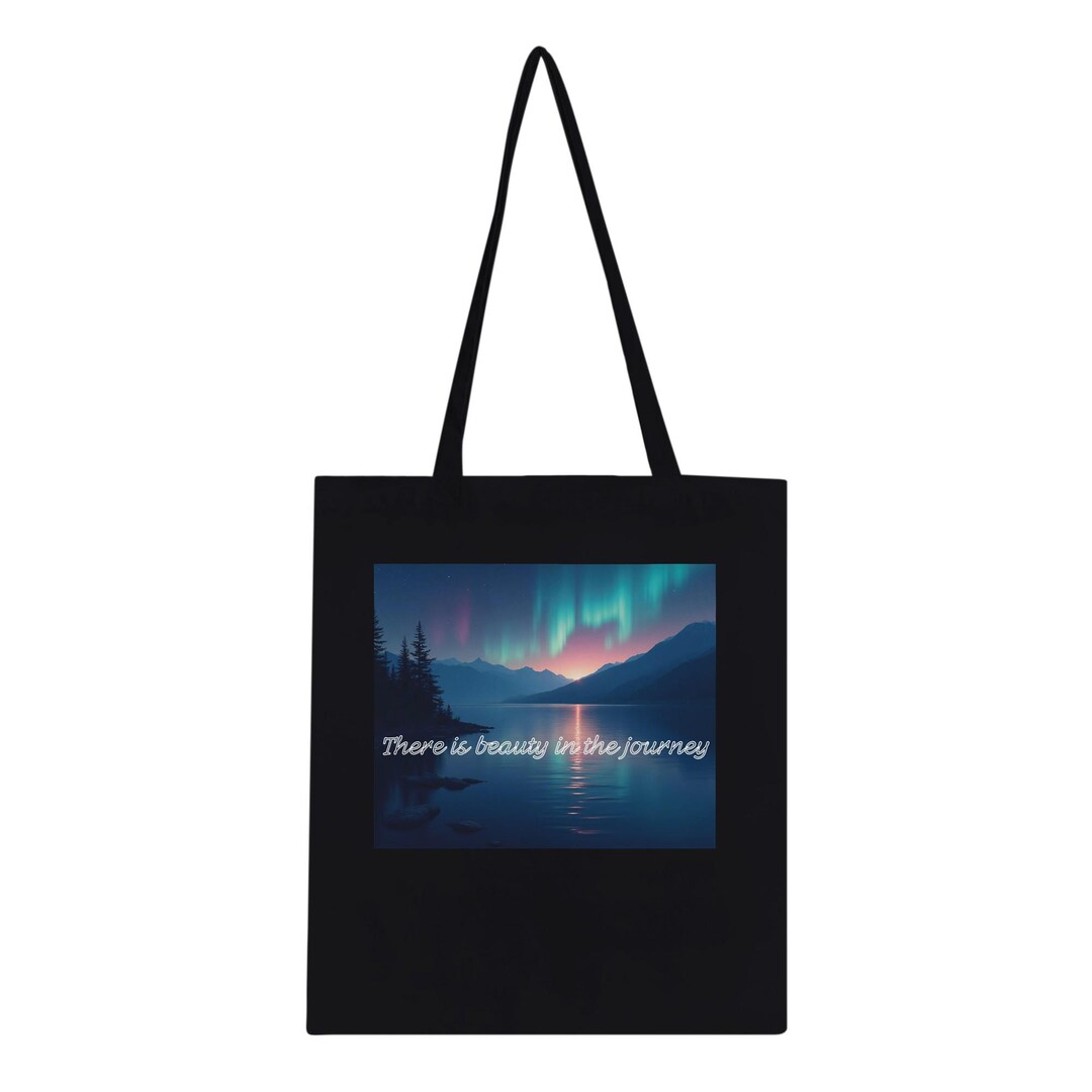 Northern Lights Scenery Tote Bags - Etsy