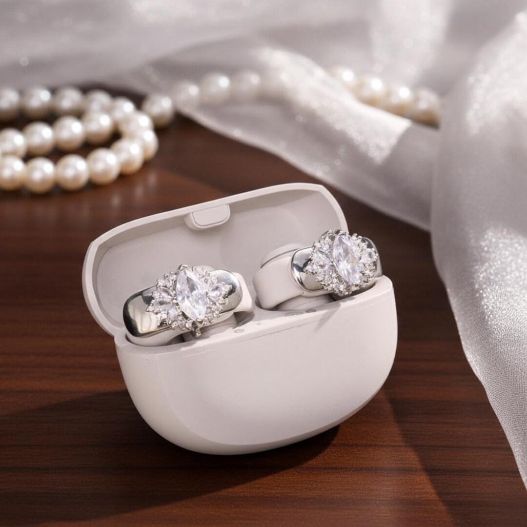 Bose Earbuds Charm With Hand Faceted Gems, Bose Ultra Open Gift ...